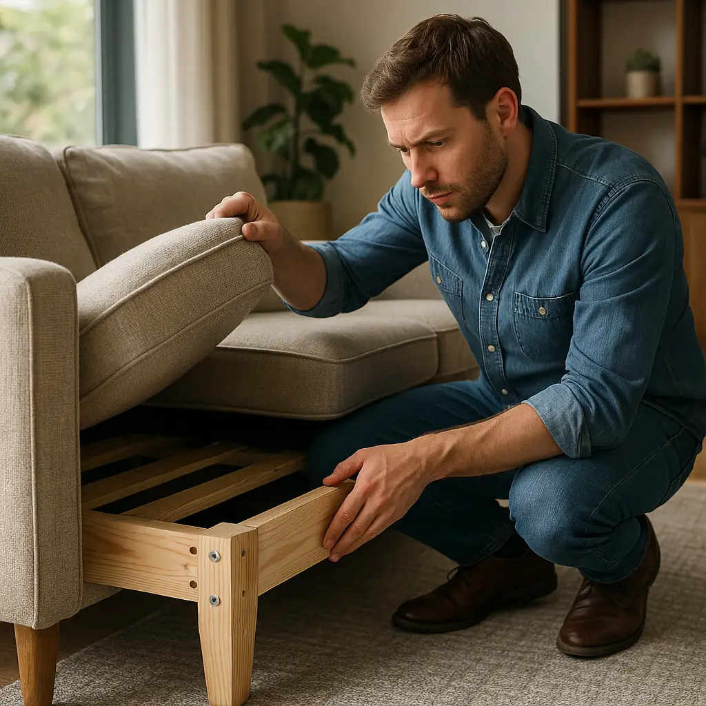 Estrutura do sofá resistente: como identificar antes de comprar